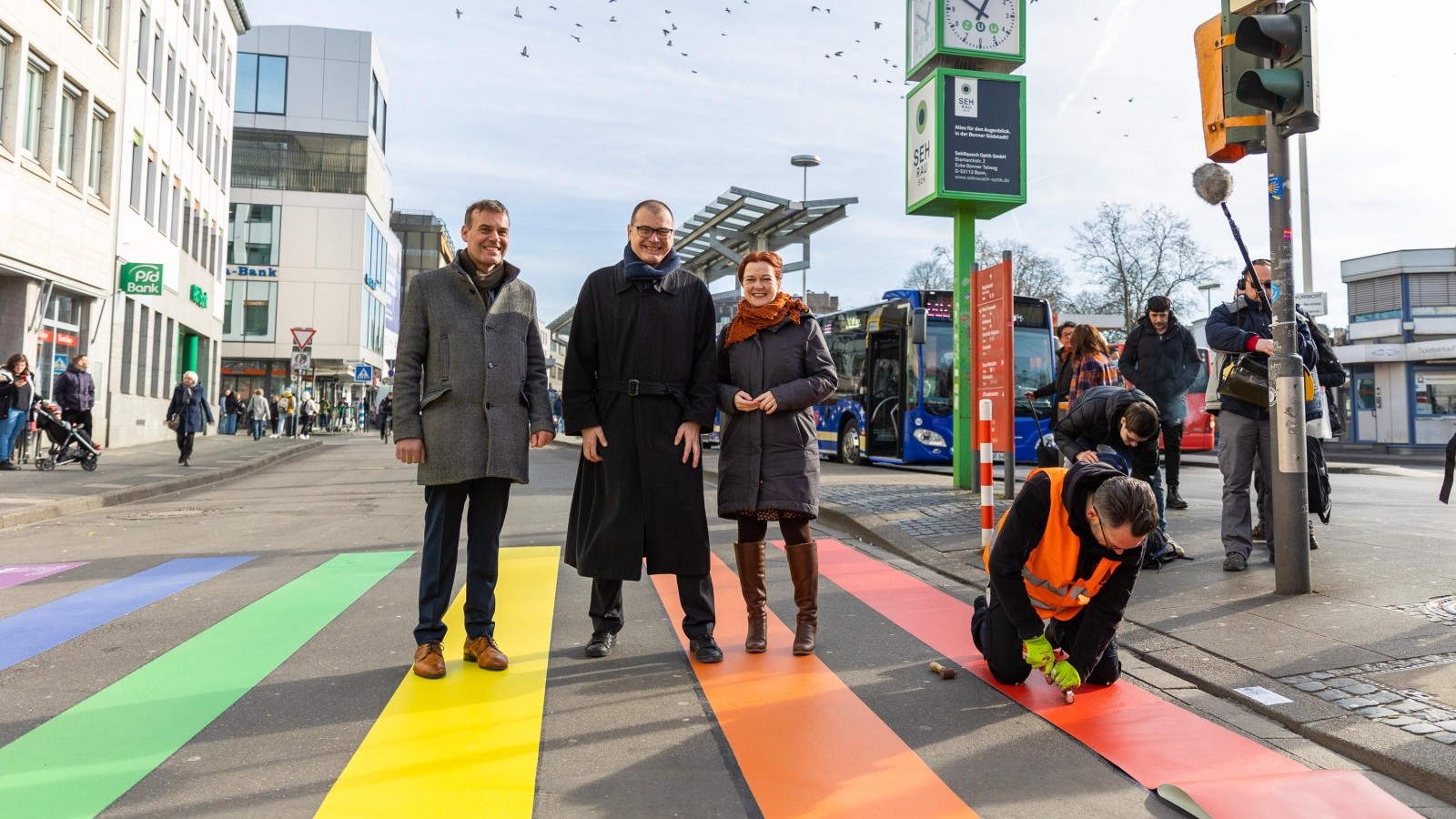 Braunschweig plant den Regenbogen-Zebrastreifen