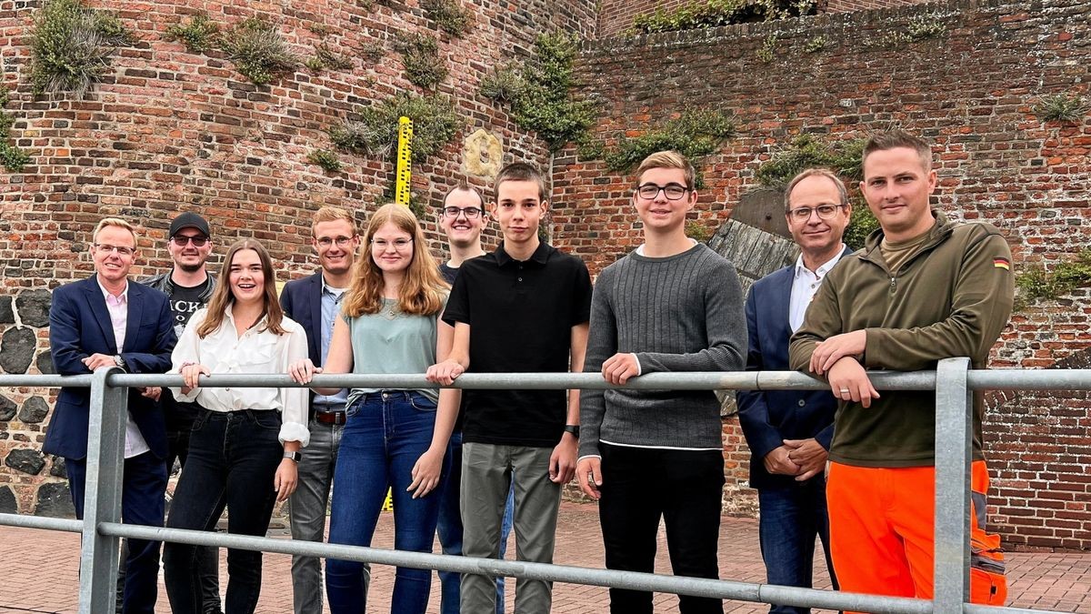 Rees: Das sind die neuen Auszubildenden der Stadt Rees
