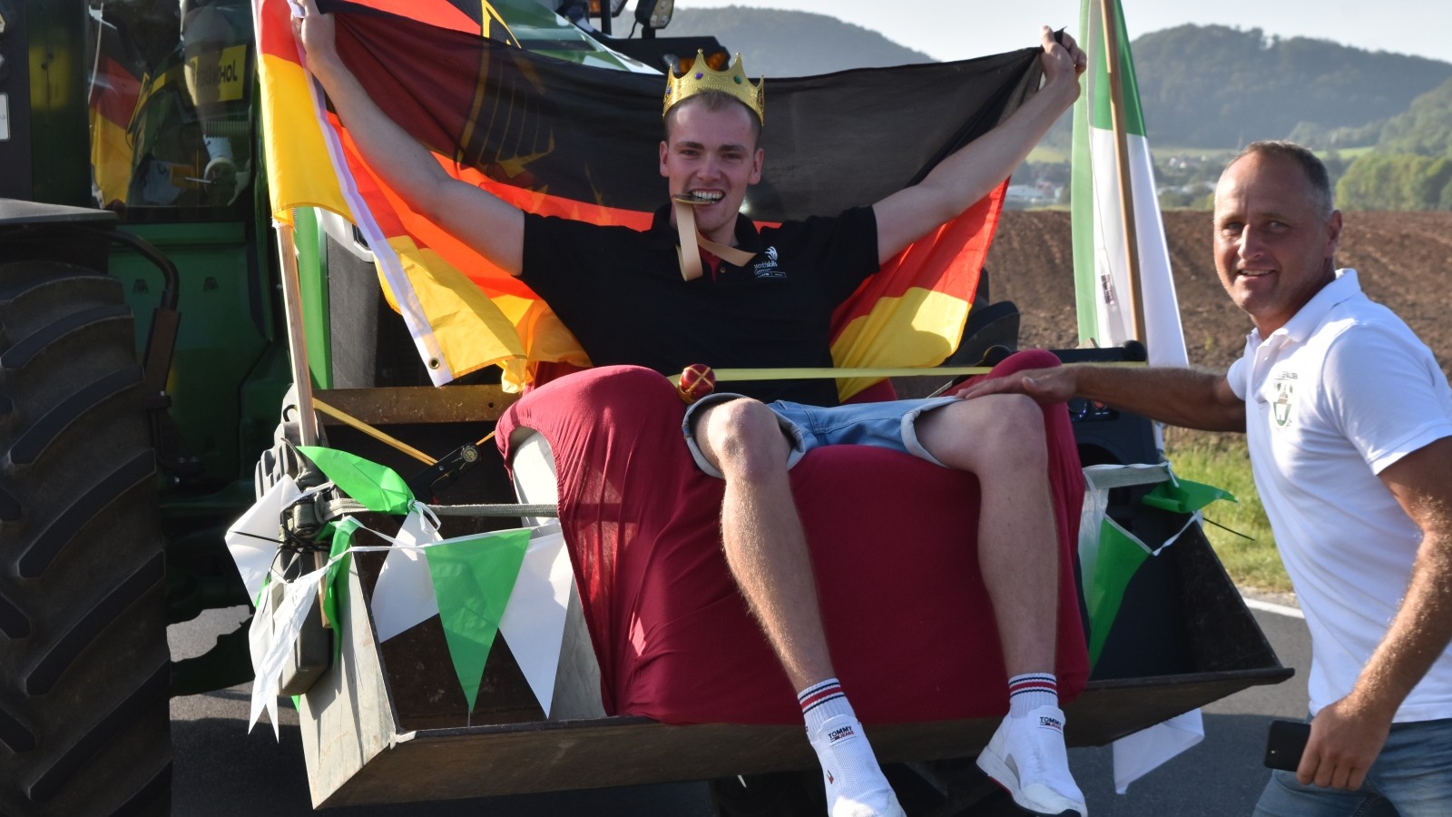 Fotos: Empfang in Martinfeld für Europameister Jonas Lauhoff