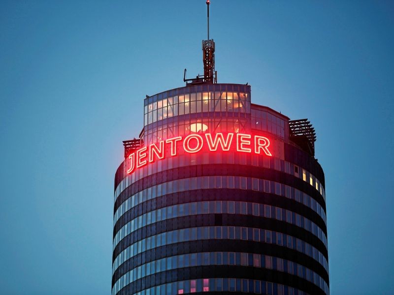 Jentower in Jena: Leuchtturm ist wieder eingeschaltet