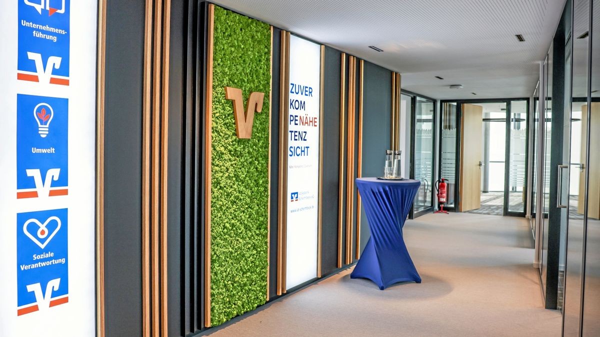 Schermbeck: Neues Volksbank-Gebäude ist pünktlich fertig