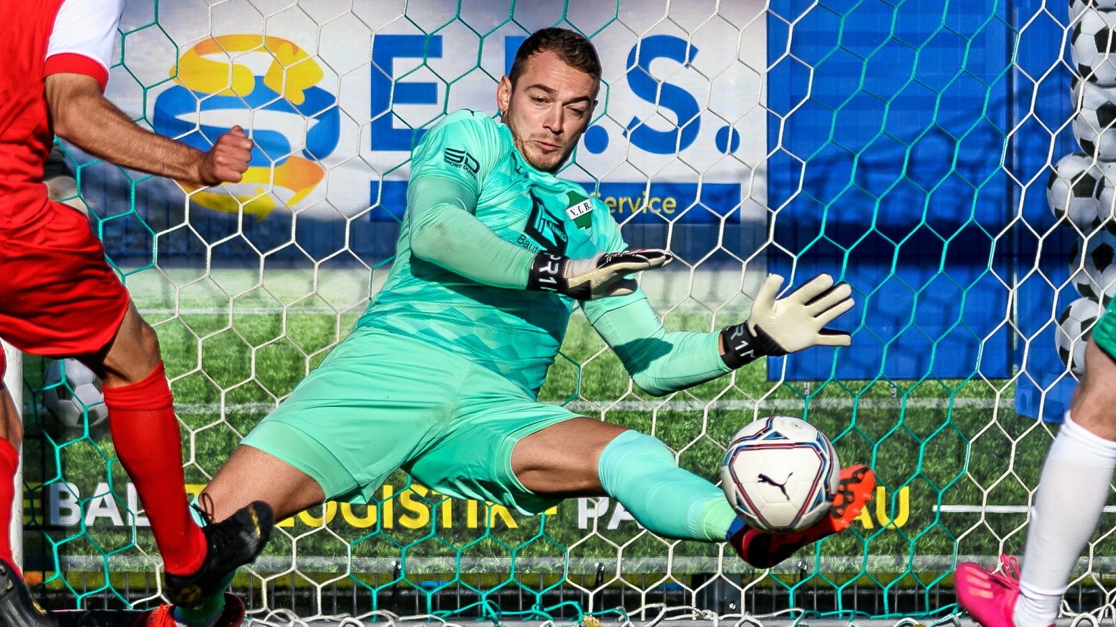 SV Scherpenberg: Torwart Hauffe jubelt nach Comeback