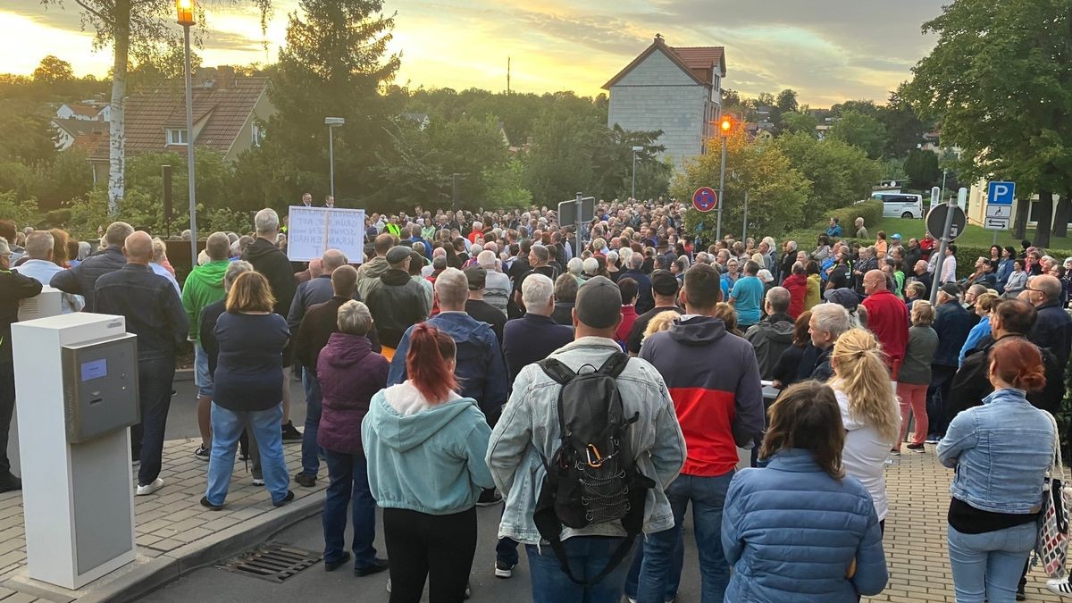 Fotos: Demo zum Erhalt des Krankenhauses in Pößneck