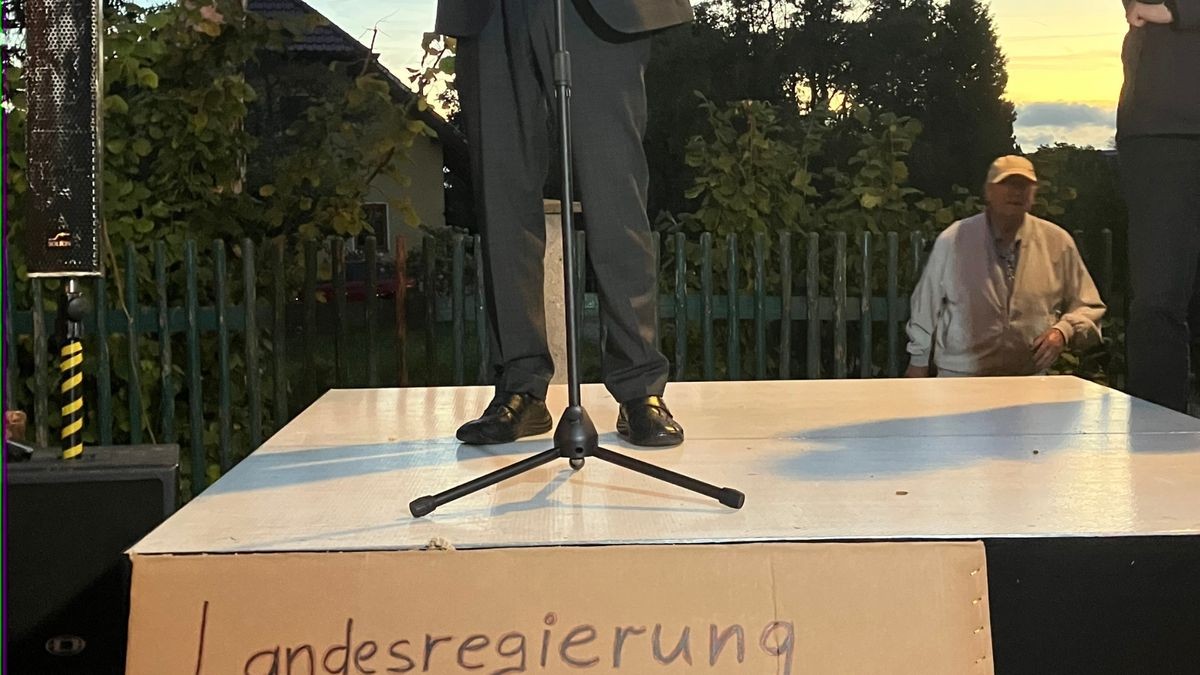 Fotos: Demo zum Erhalt des Krankenhauses in Pößneck