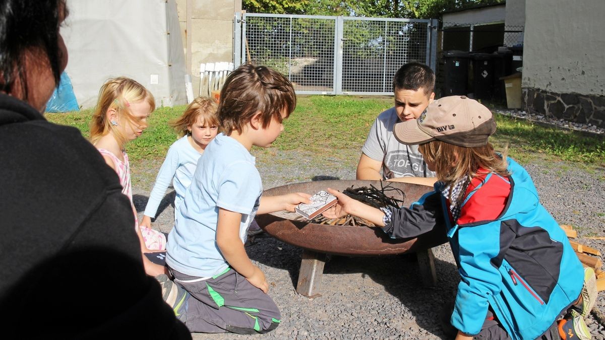 Die „Mehr draußen als drinnen“-Bande des Pößnecker Freizeitzentrums ...
