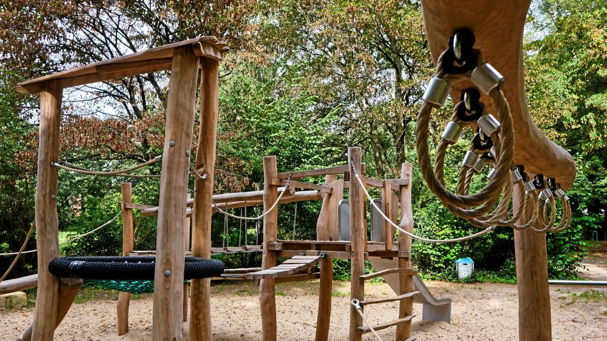 Herne: Neuer Spielplatz am Königsgruber Park bietet viel