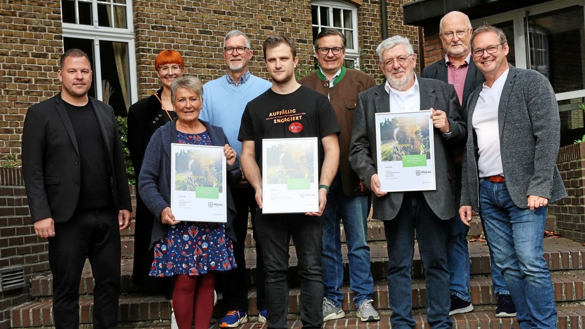 Klimaschutzpreis Hünxe: Diese Vereine wurden ausgezeichnet