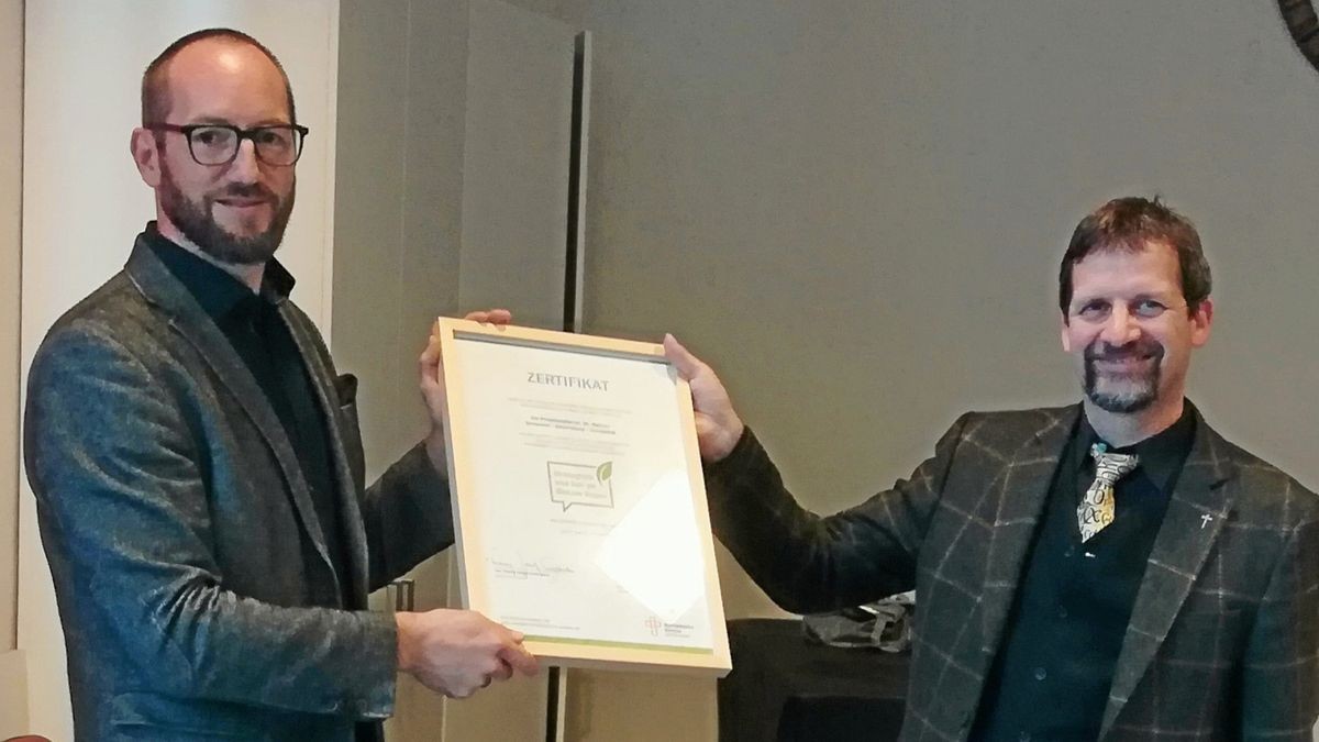 „Ökologisch und fair“: Propstei St. Marien ausgezeichnet