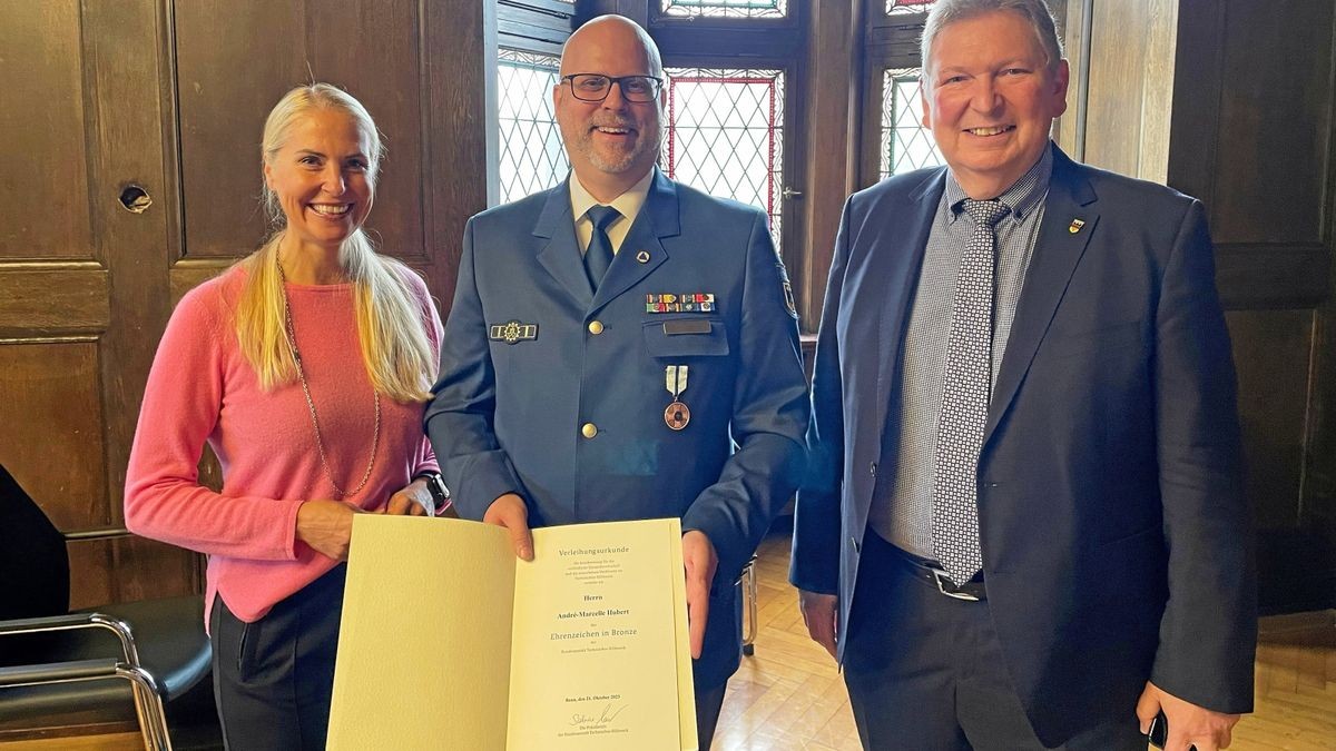 THW: Besondere Auszeichnung für den Ortsbeauftragten