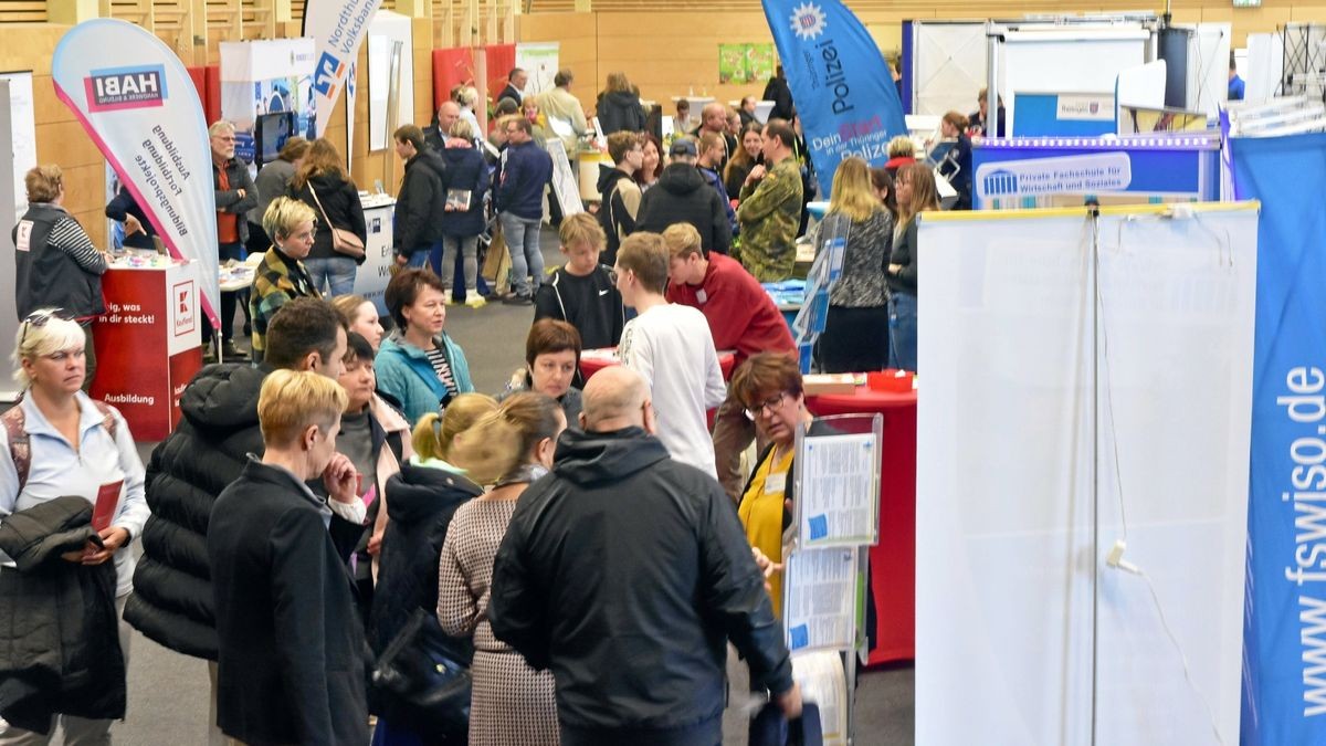 60 Unternehmen informieren Schüler zur Berufsmesse in Sondershausen