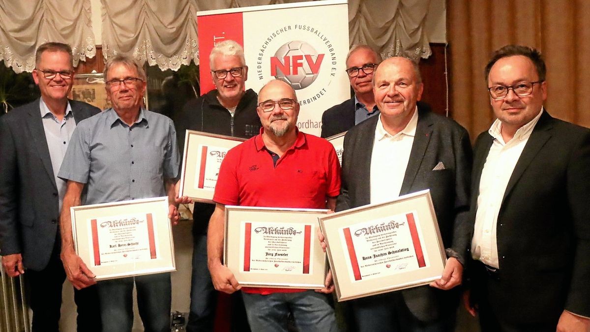 NFV-Kreis Nordharz zeichnet verdiente Funktionäre aus