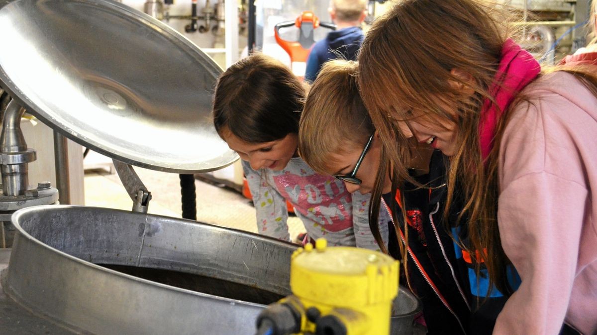 Wie der Weichspüler in die Flasche kommt