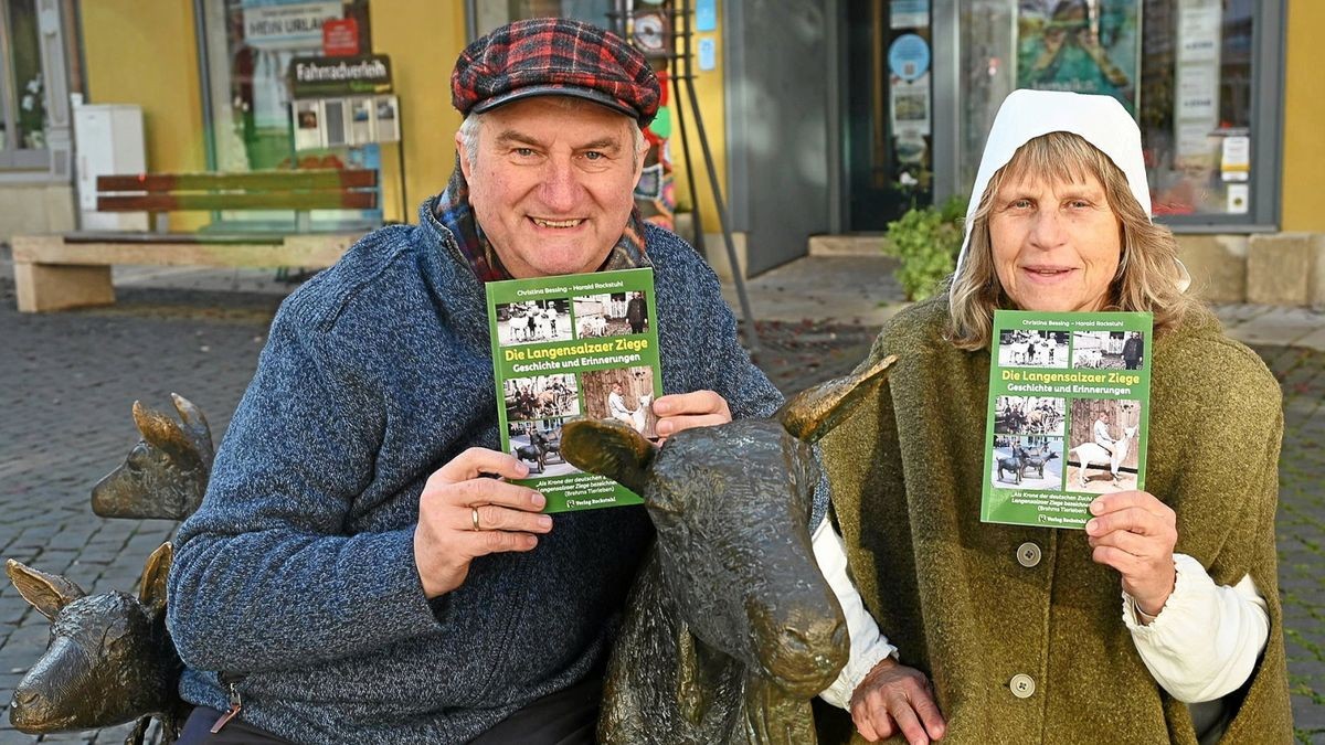 Die Langensalzaer Ziege bekommt mit einem Buch ein weiteres Denkmal