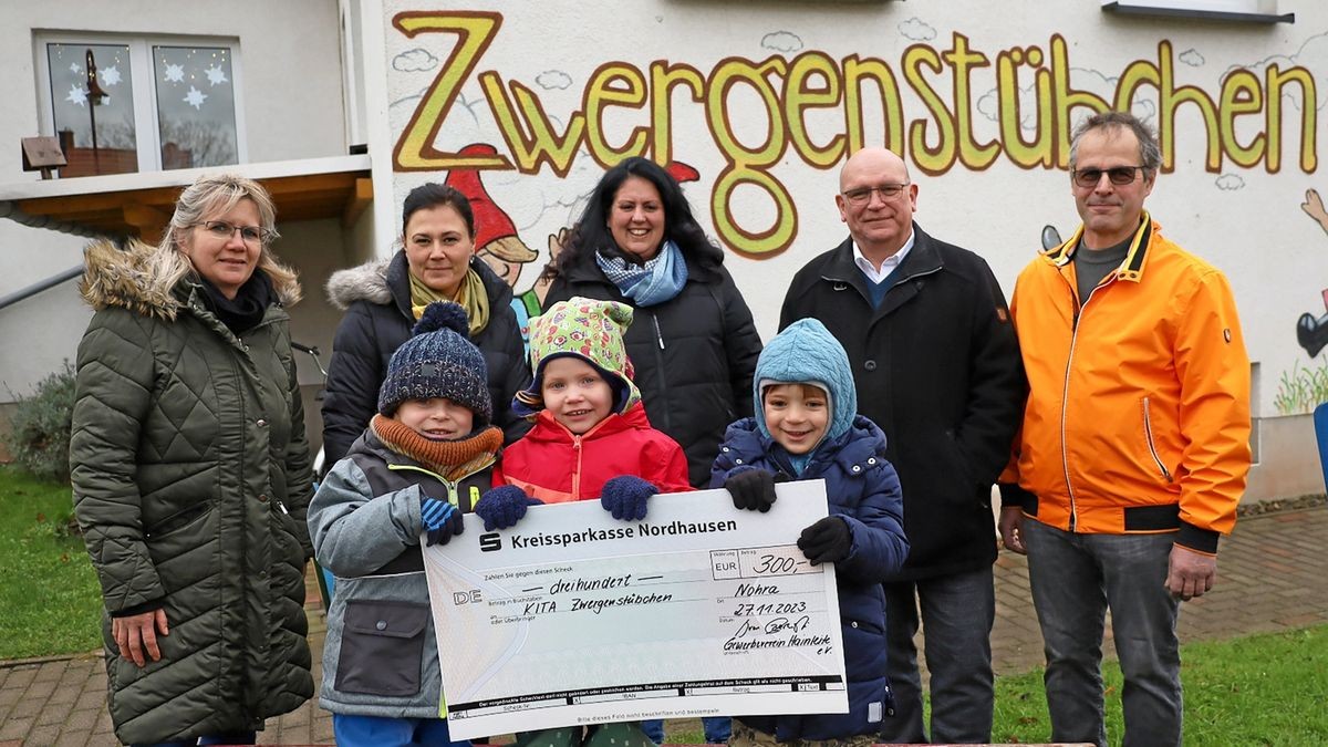 Große Freude in einer Kita im Kreis Nordhausen: Gewerbeverein ...