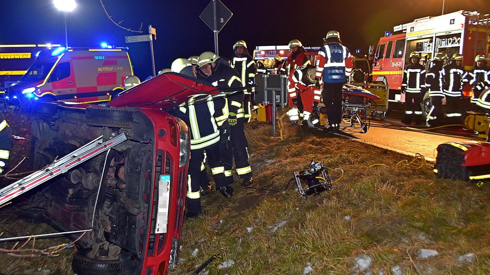 Kreis Wolfenbüttel: Wehren üben schnelle Rettung aus Unfallwagen