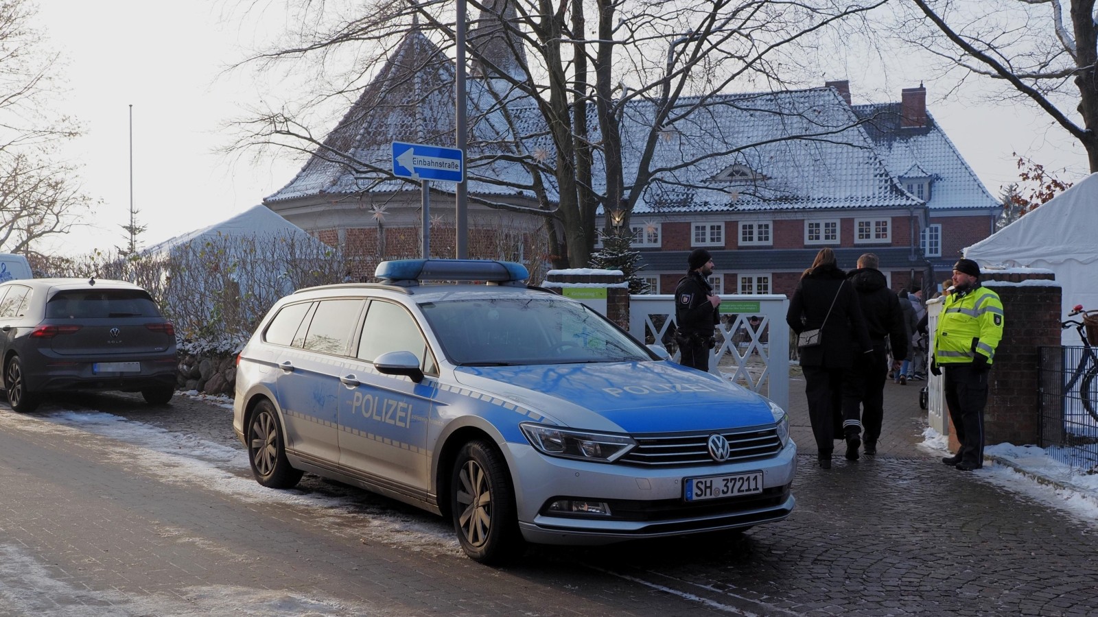 Polizei schützt Weihnachtsmarkt in Geesthacht nach Drohbrief