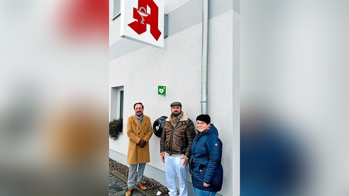 Defibrillator jetzt auch in Berlstedt verfügbar