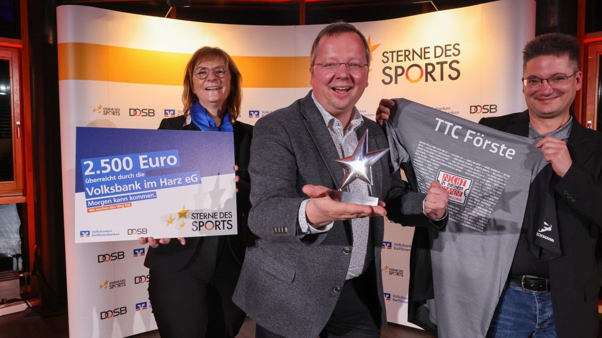 TTC Förste wird mit Niedersächsischer Sportmedaille ausgezeichnet