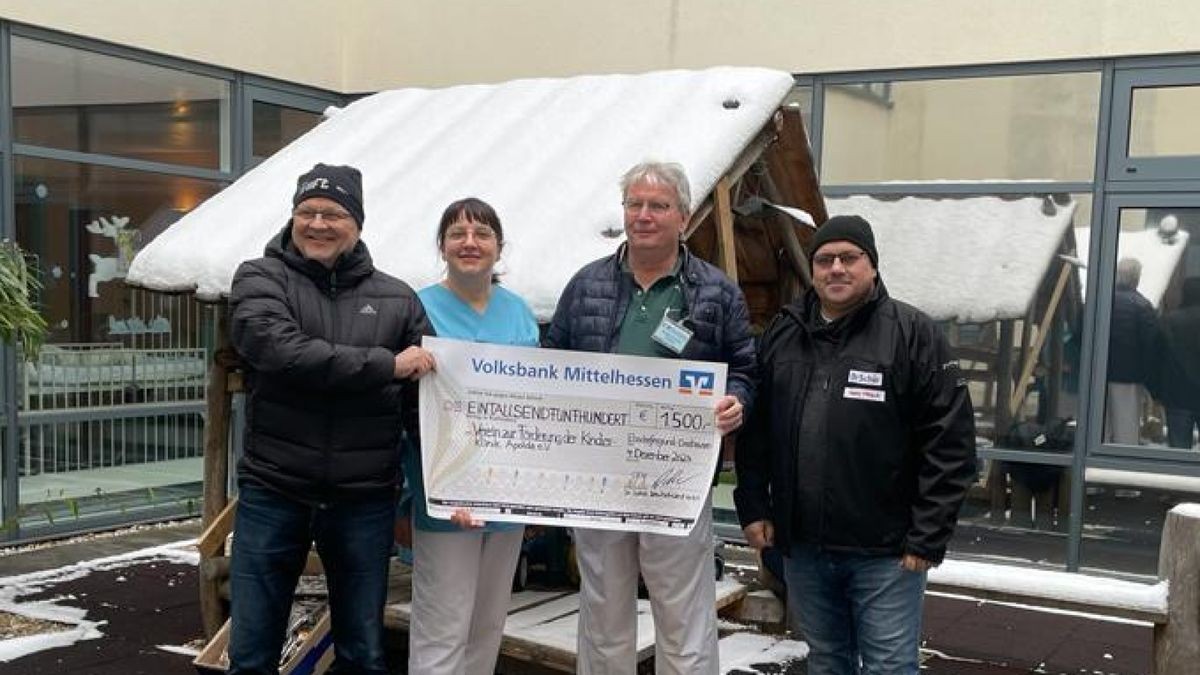 1500 Euro Spende für Kinderklinik Apolda
