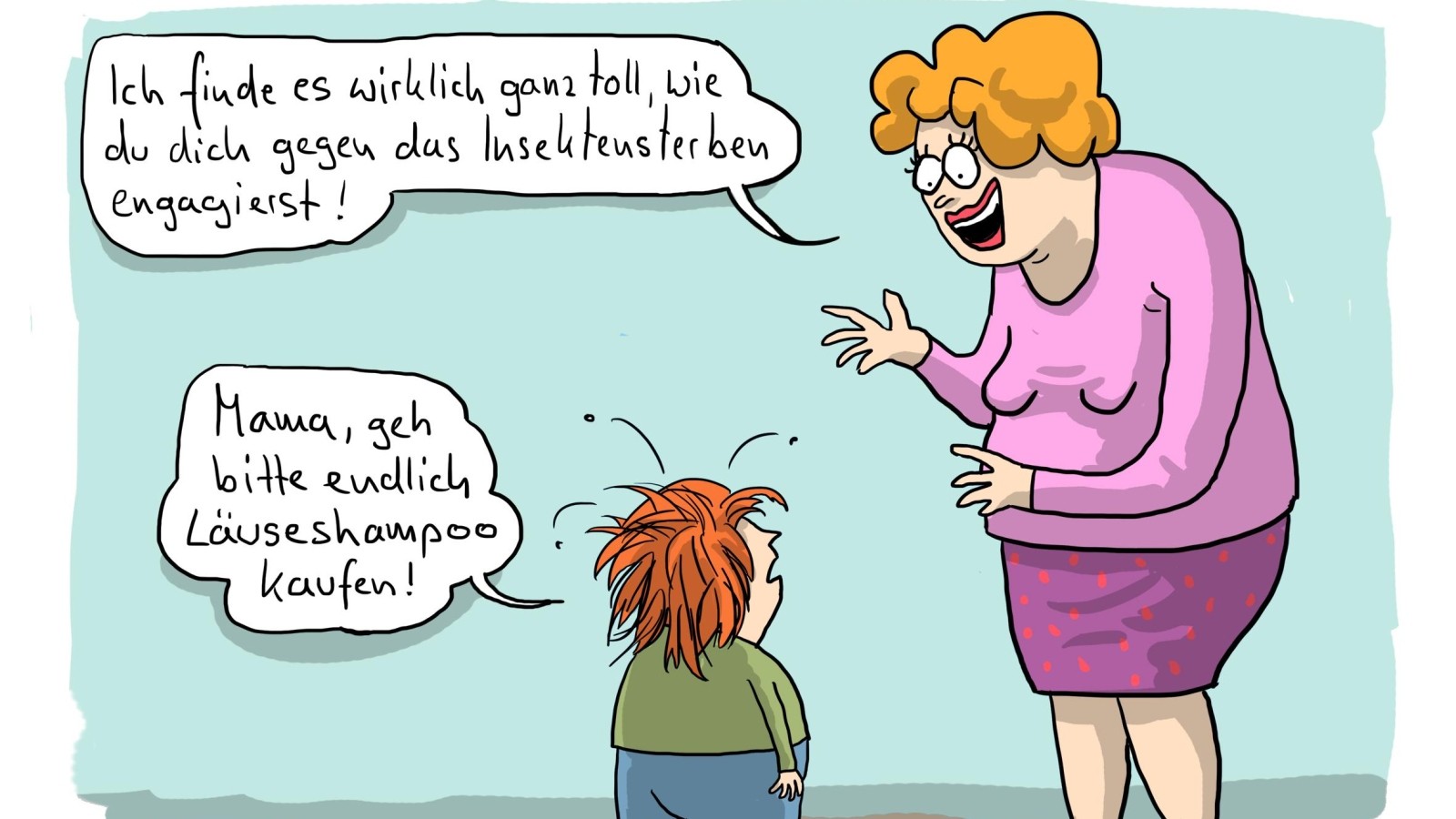 Schwarzer Humor: Cartoonisten witzeln über das Elternsein