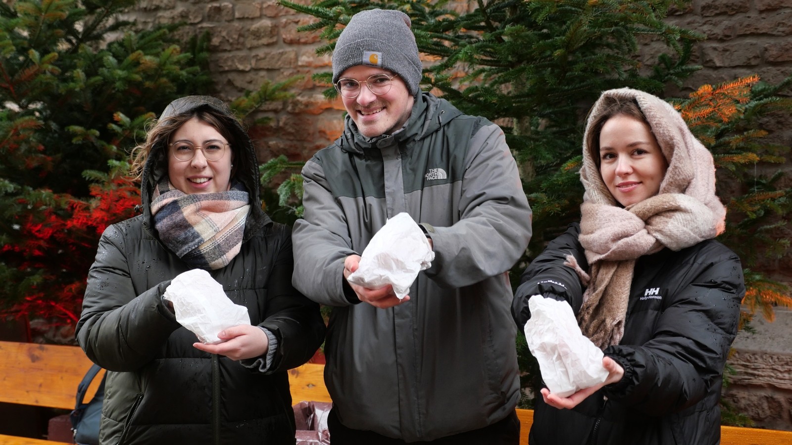 Mandel-Test auf dem Braunschweiger Weihnachtsmarkt