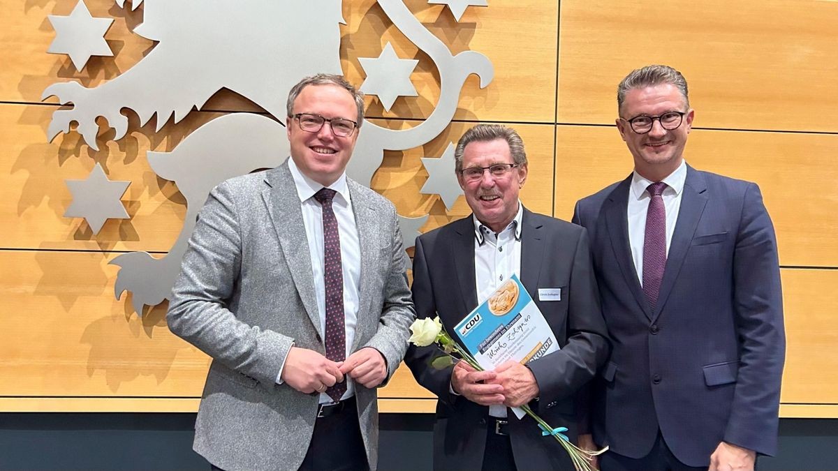 Ehrenamtsmedaille für einen engagierten Greizer