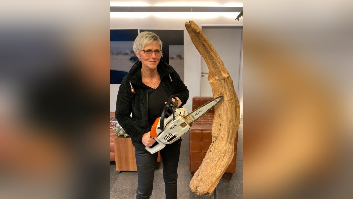 Künstlerin mit Biss: Wenn das Sägen zum Extremsport wird