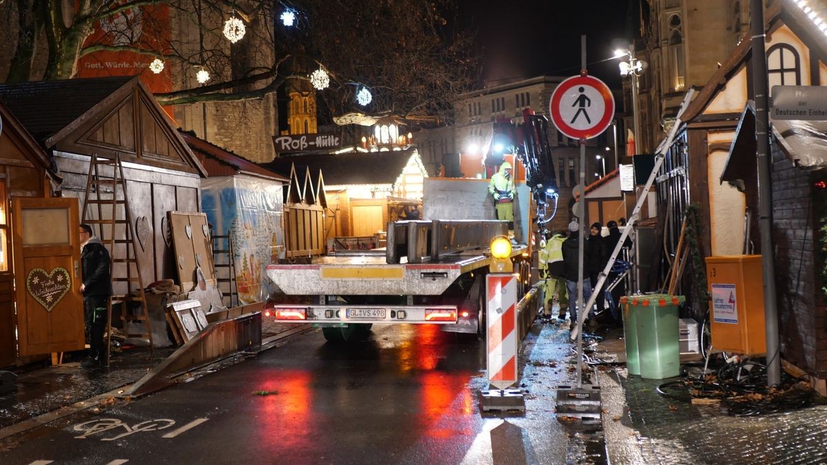 Ratzfatz – und weg ist der Braunschweiger Weihnachtsmarkt