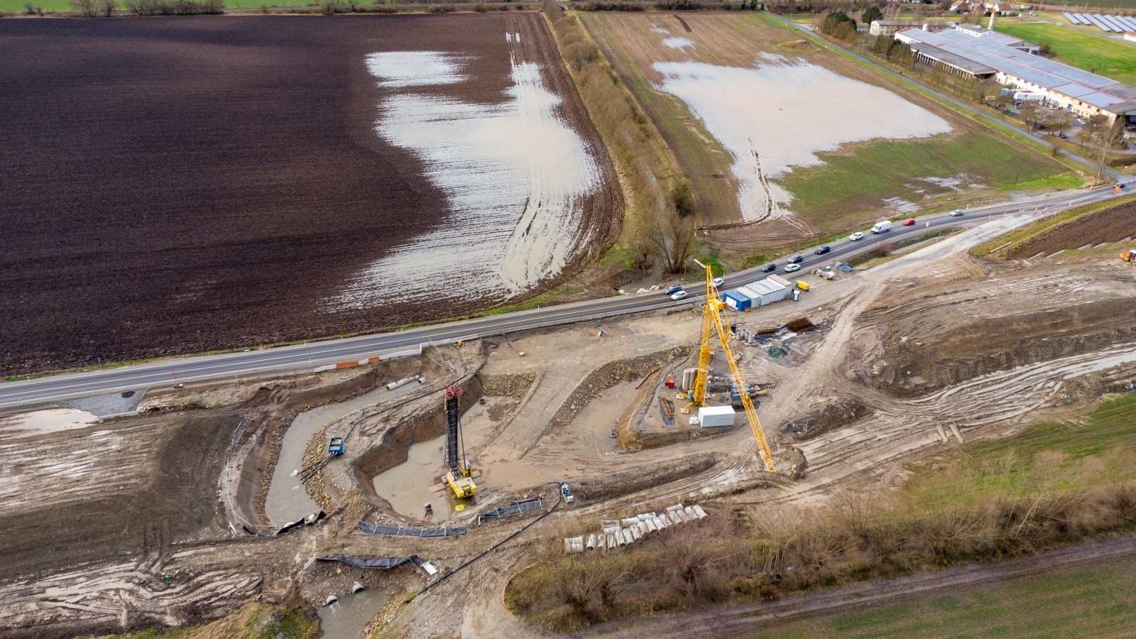 Bundesstraße: Schäden nach Hochwasser an Baustellen der B247 im Unstrut ...