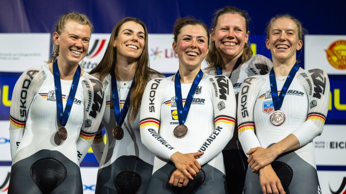 Geraerin Reißner holt Bronze bei Bahnrad-EM