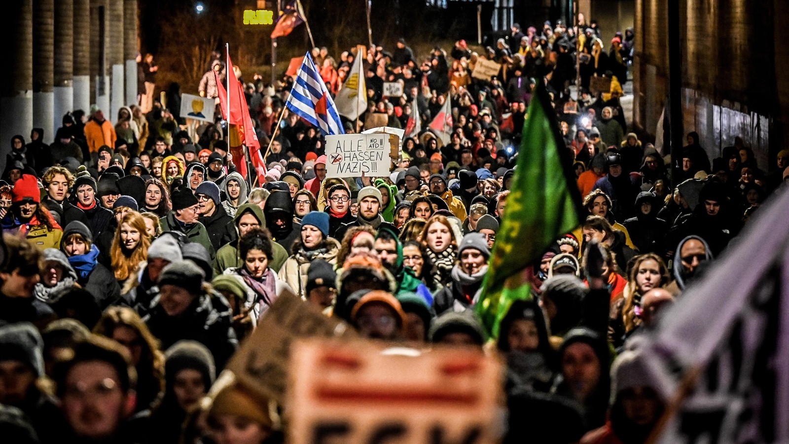 Bilder der Anti-AfD-Demonstrationen in NRW