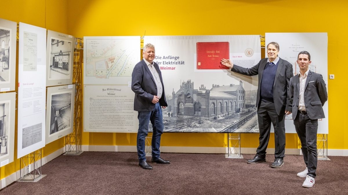 Stadtwerke und Atrium präsentieren Ausstellung zu 125 Jahren E-Werk Weimar