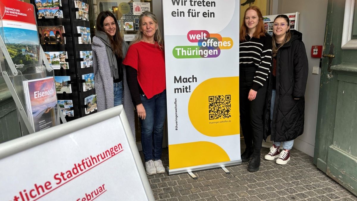 Touristinfo Eisenach bei Aktion „Weltoffenes Thüringen“ dabei