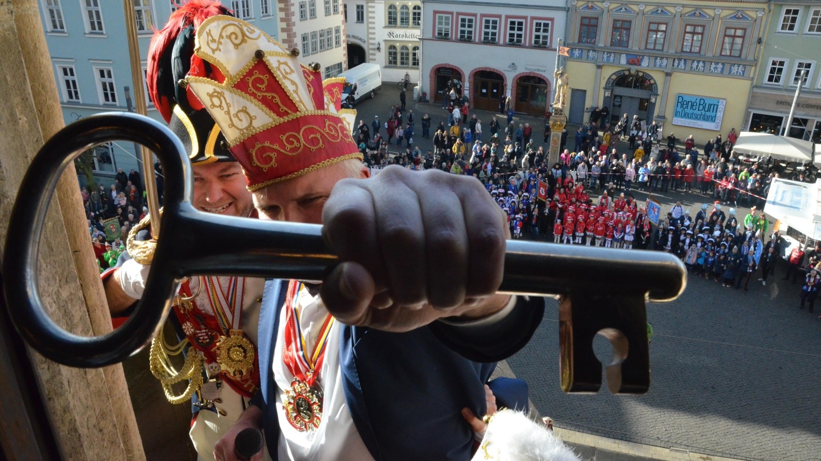 Rathaussturm in Erfurt: Bausewein scheitert mit Schlüssel-Trick