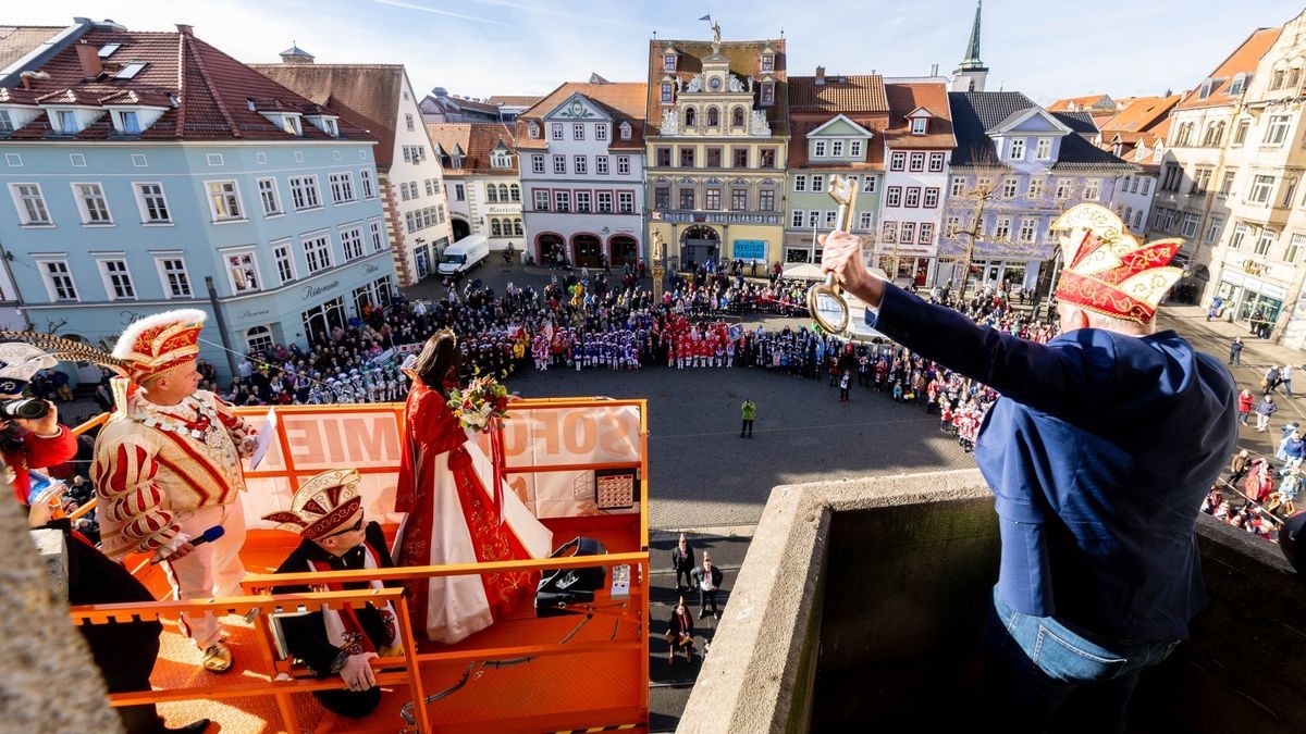 Rathaussturm in Erfurt: Bausewein scheitert mit Schlüssel-Trick