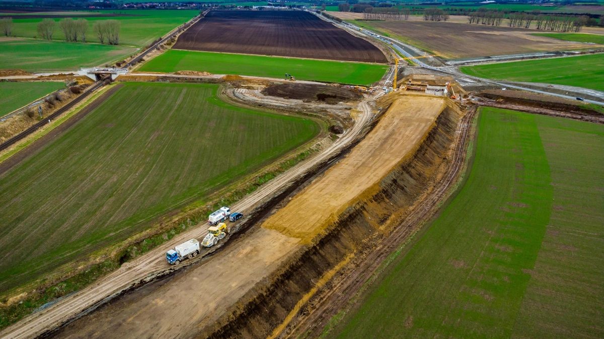 Luftbilder: Das wird die neue B247 im Unstrut-Hainich-Kreis