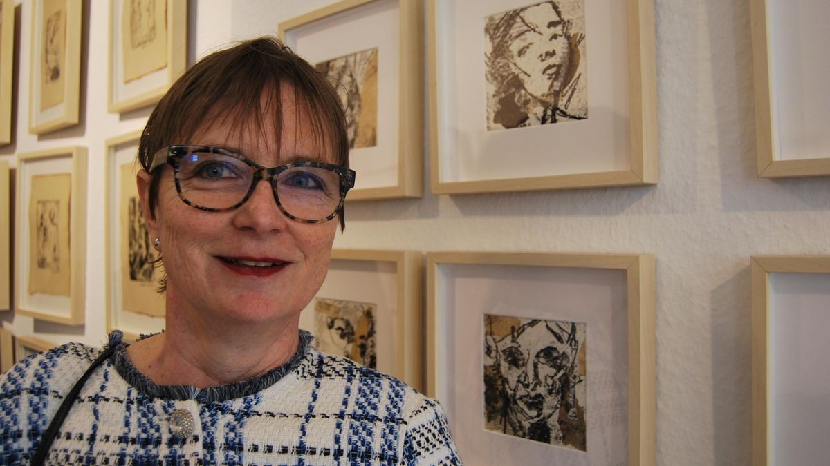 Öl-Frottagen in Eisenacher Galerie K12 zu erleben