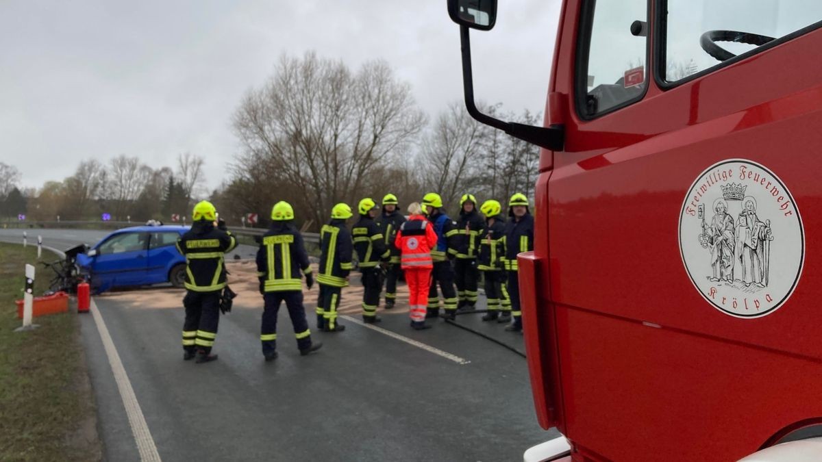 Schwerer Unfall auf der Bundesstraße B 281 im Saale-Orla-Kreis