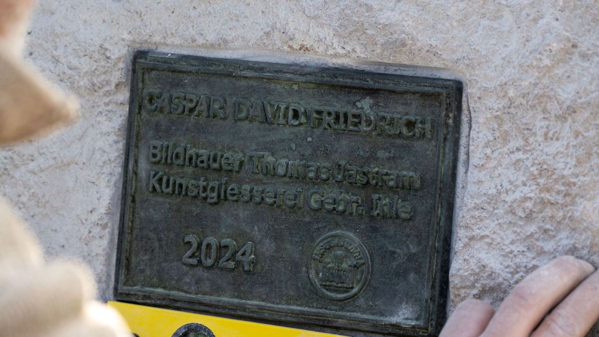 Prägender Ort: Caspar-David-Friedrich-Skulptur auf Rügen