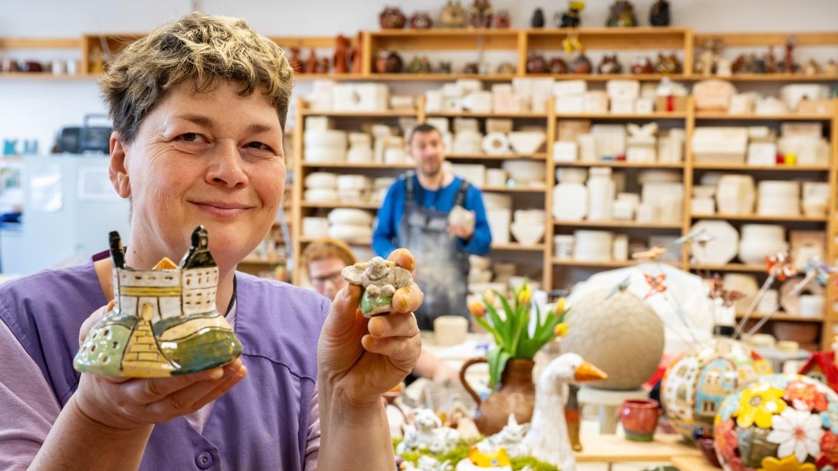 Eine Keramikwerkstatt im Kreis Gotha macht den Frühling noch bunter