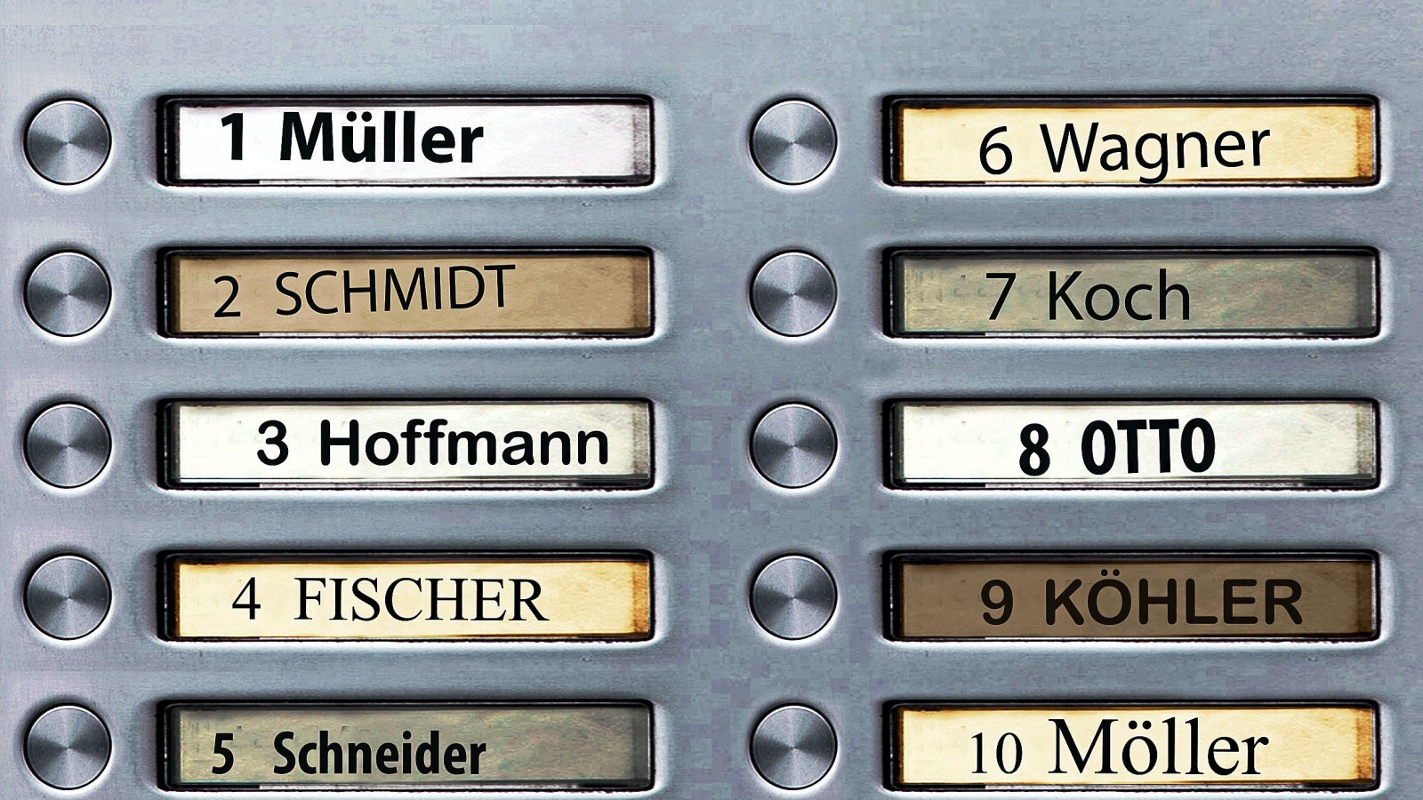 Das sind die häufigsten Nachnamen in Gotha