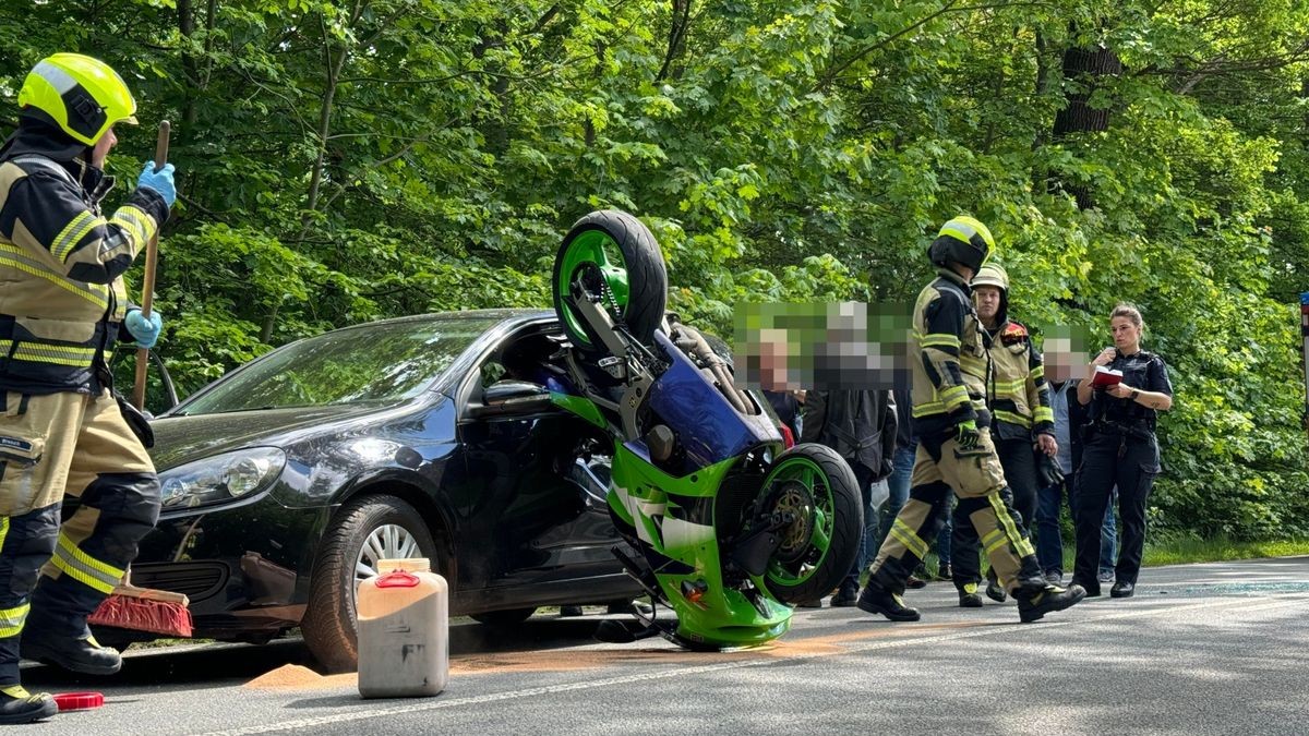 Motorradfahrer bei Unfall in Gera schwer verletzt