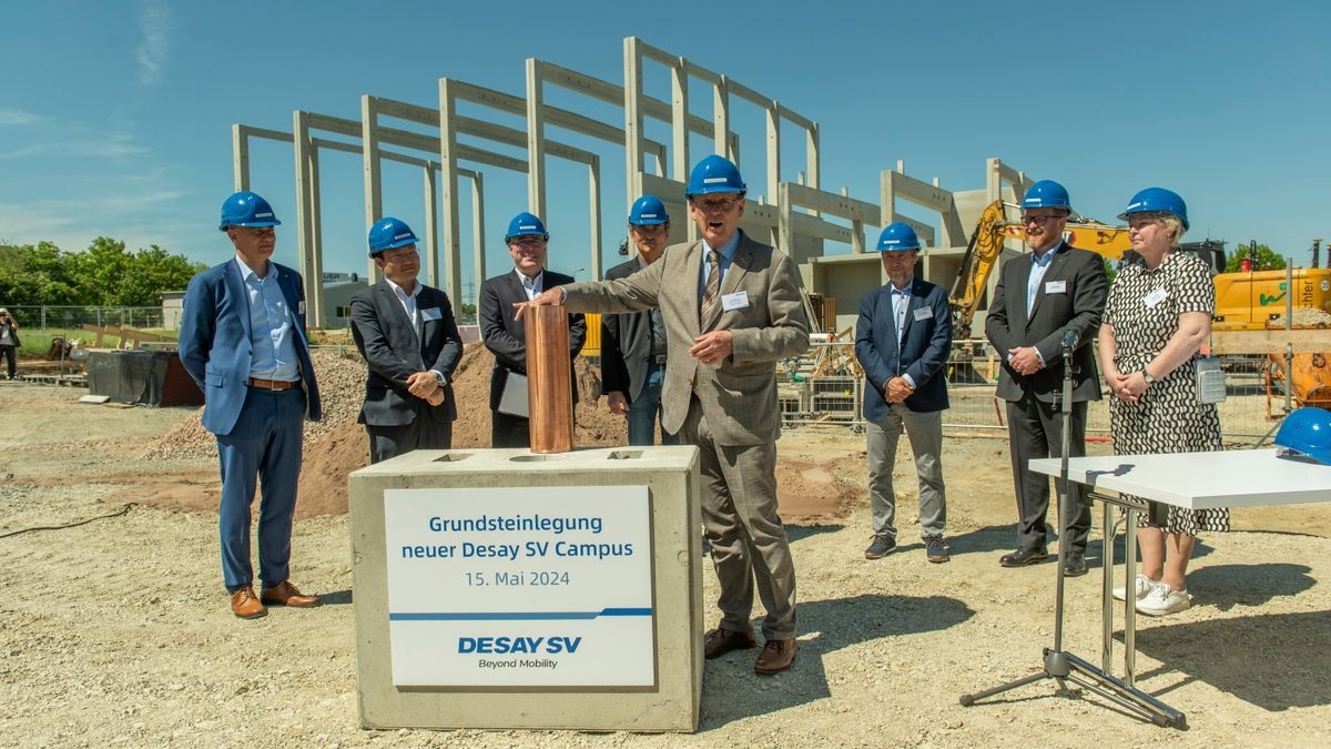 Weimar: Grundstein für neuen Campus von Desay SV Europe