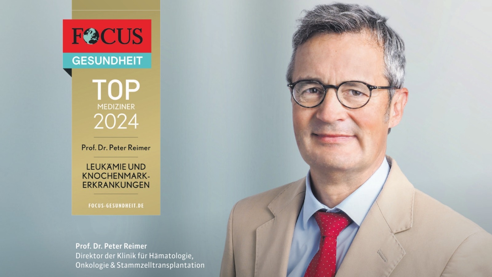 Im Fokus der Krebsmedizin: Prof. Dr. Peter Reimer, anerkannter Top ...