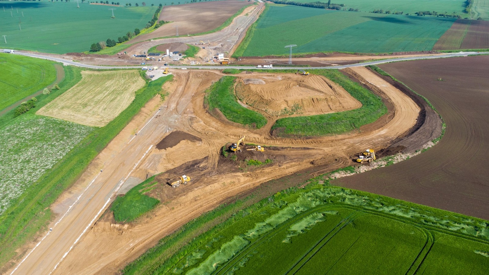 Luftbilder: Das wird die neue B247 im Unstrut-Hainich-Kreis