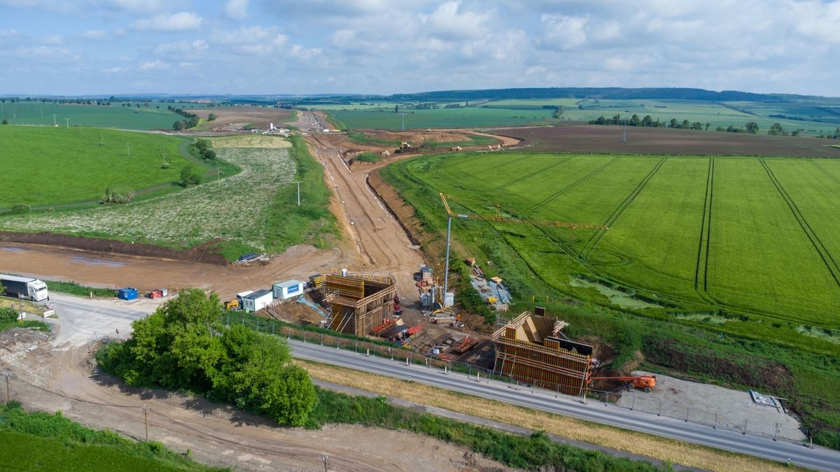 Luftbilder: Das wird die neue B247 im Unstrut-Hainich-Kreis