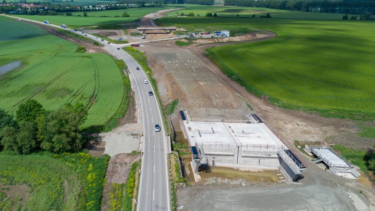 Luftbilder: Das wird die neue B247 im Unstrut-Hainich-Kreis