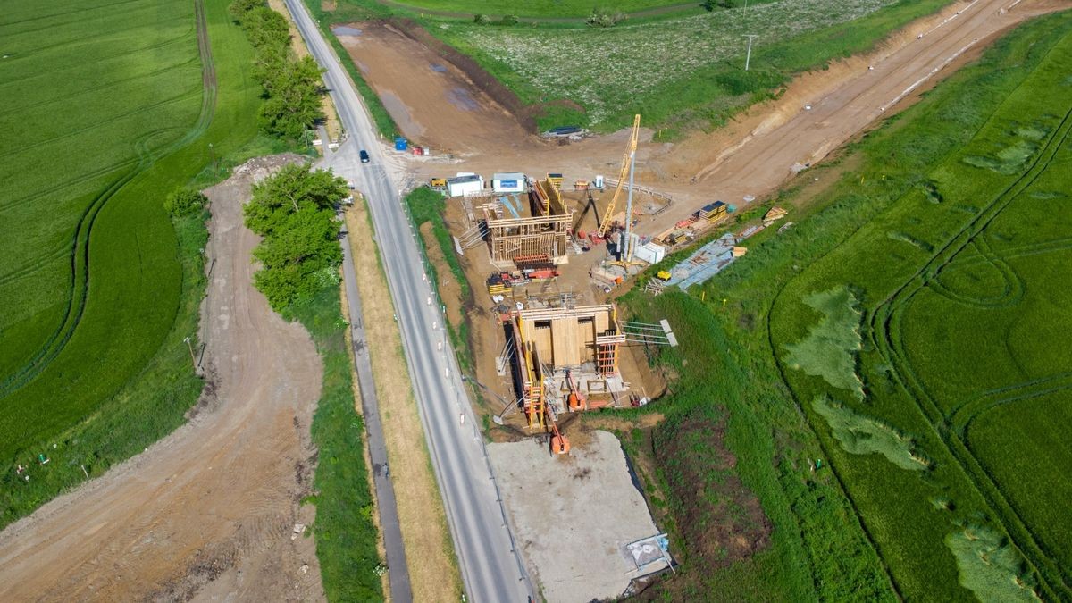 Luftbilder: Das wird die neue B247 im Unstrut-Hainich-Kreis