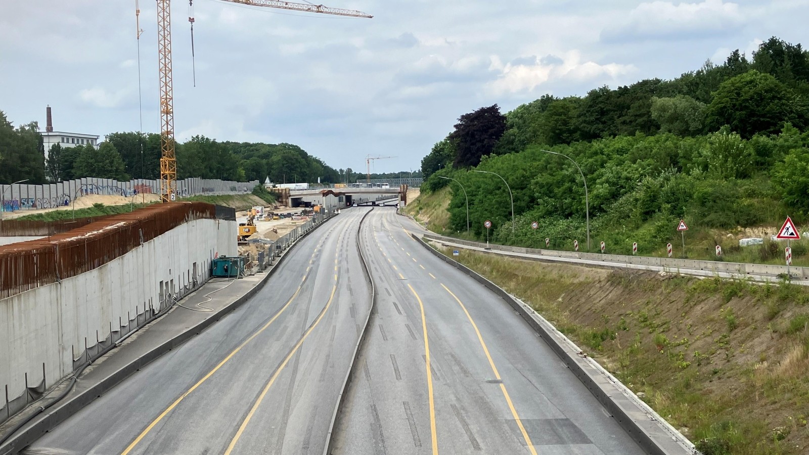 A7: Seit Montagmorgen ist Hamburgs Elbtunnel wieder frei