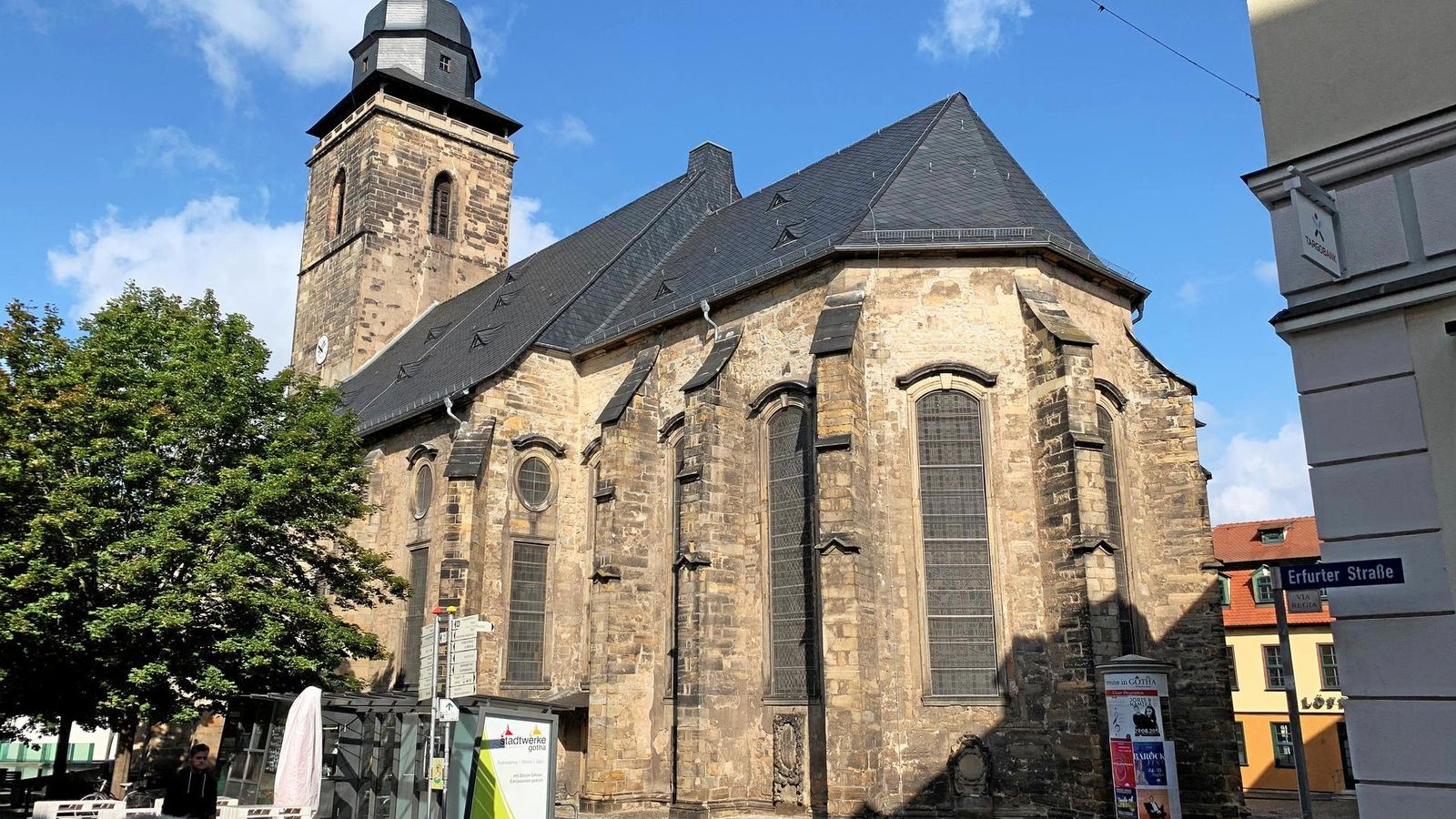 Gotha: Taube als Friedenssymbol